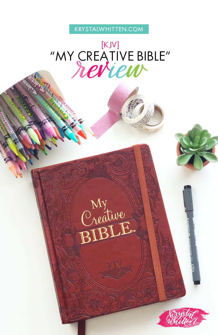 [KJV] "My Creative Bible" Review - Krystal Whitten Studio