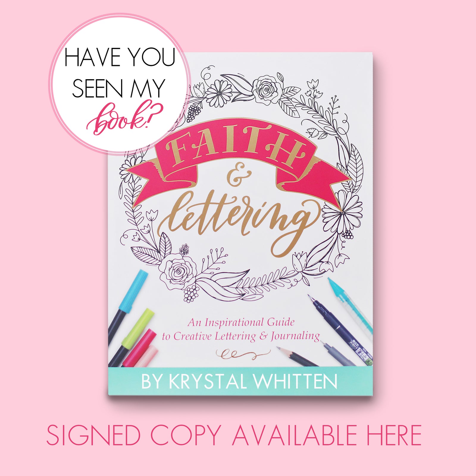 Krystal Whitten Studio hand lettered Scripture art and gifts