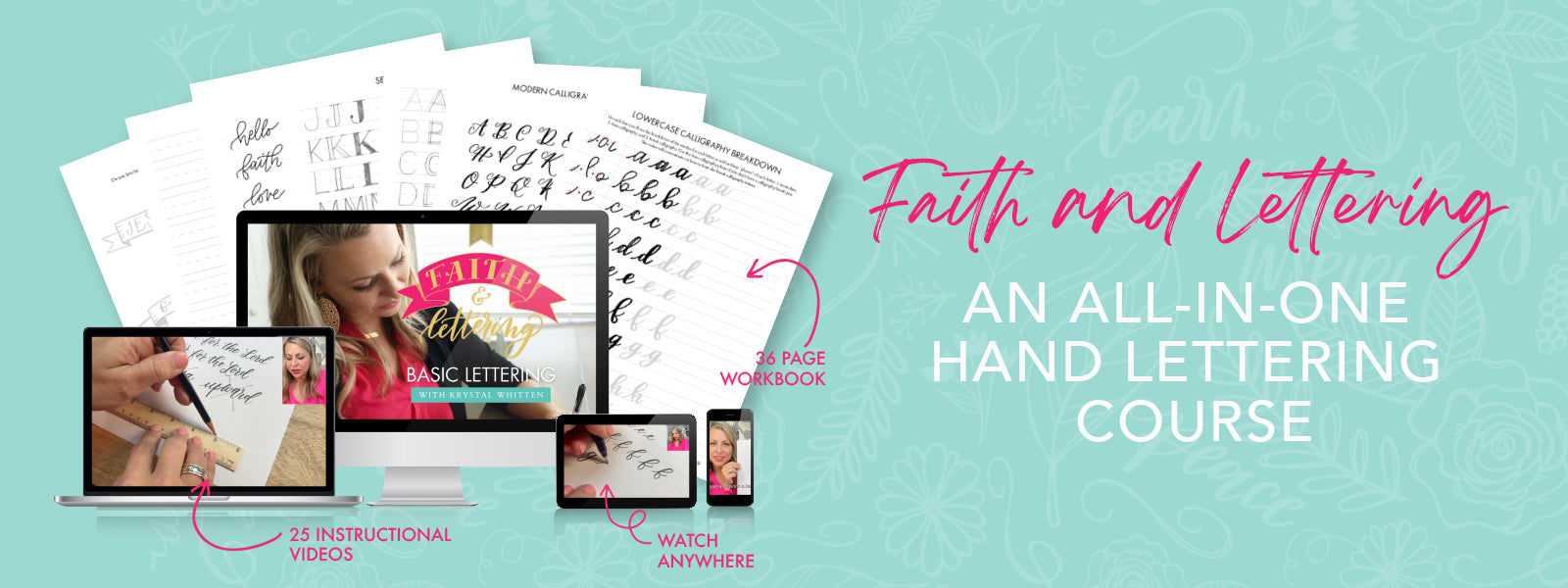 Krystal Whitten Studio hand lettered gifts for your heart and home