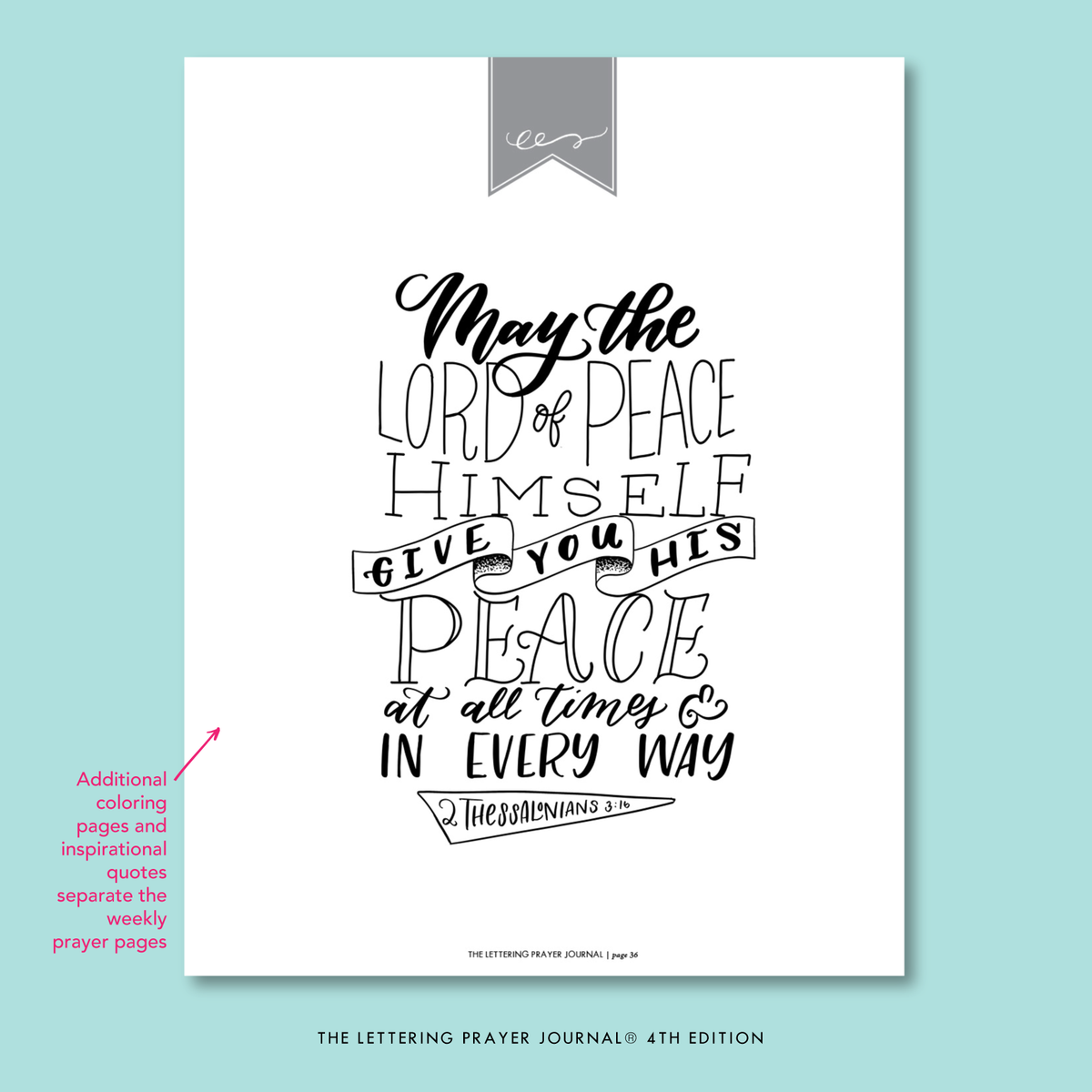 The Lettering Prayer Journal® (PRINTABLE) - Krystal Whitten Studio