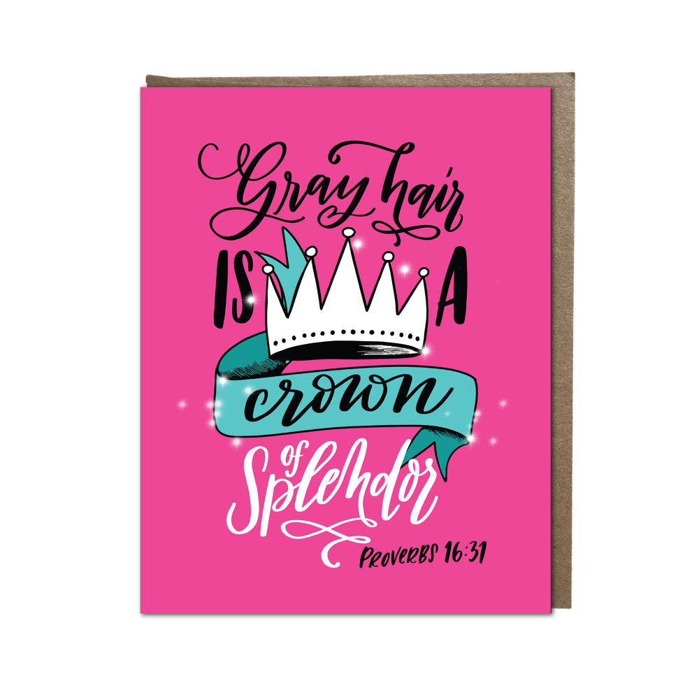"A Crown of Splendor" card - Krystal Whitten Studio