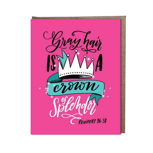 "A Crown of Splendor" card - Krystal Whitten Studio