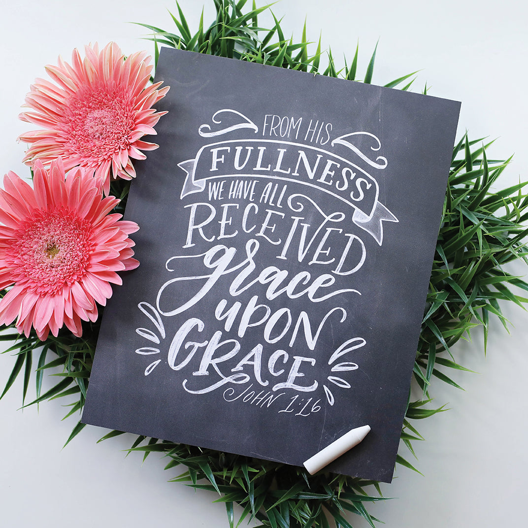 "Grace Upon Grace " art print - Krystal Whitten Studio