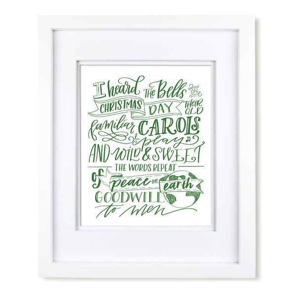 "I Heard the Bells" art print - Krystal Whitten Studio