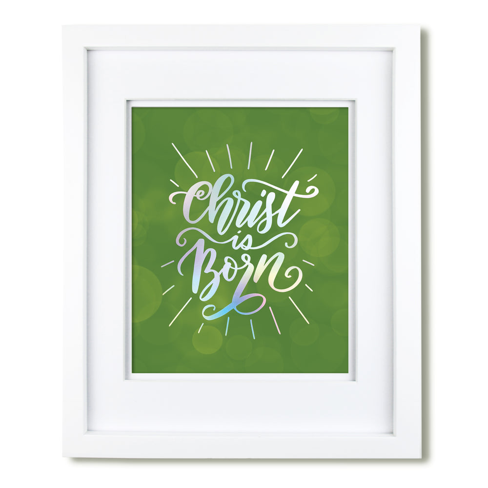 "Christ Is Born" artwork [art print or canvas] - Krystal Whitten Studio