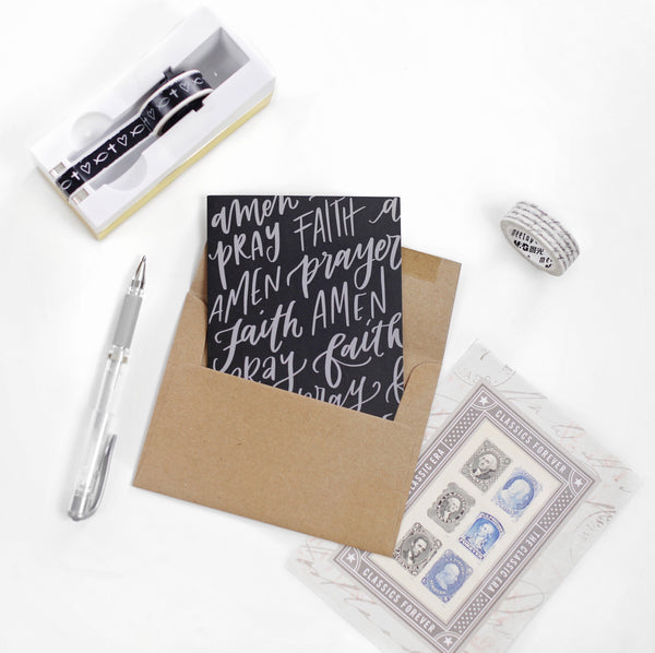 "Amen" card - Krystal Whitten Studio